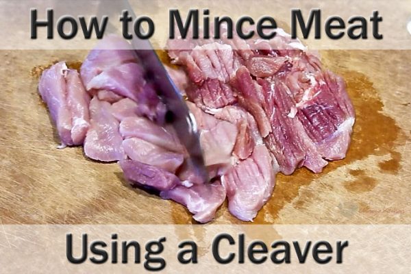 How to Mince Meat Using a Cleaver - Malaysian Chinese Kitchen