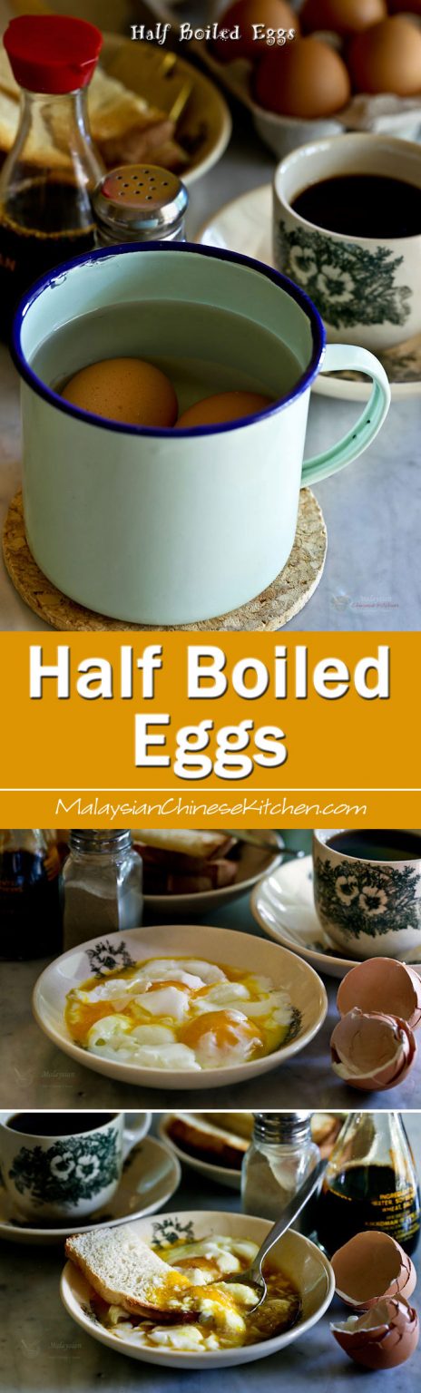 Half Boiled Eggs - Malaysian Chinese Kitchen