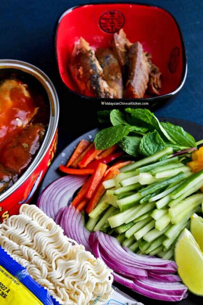 Asam Laksa Instant Noodles - Malaysian Chinese Kitchen