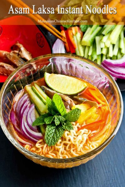 Asam Laksa Instant Noodles - Malaysian Chinese Kitchen