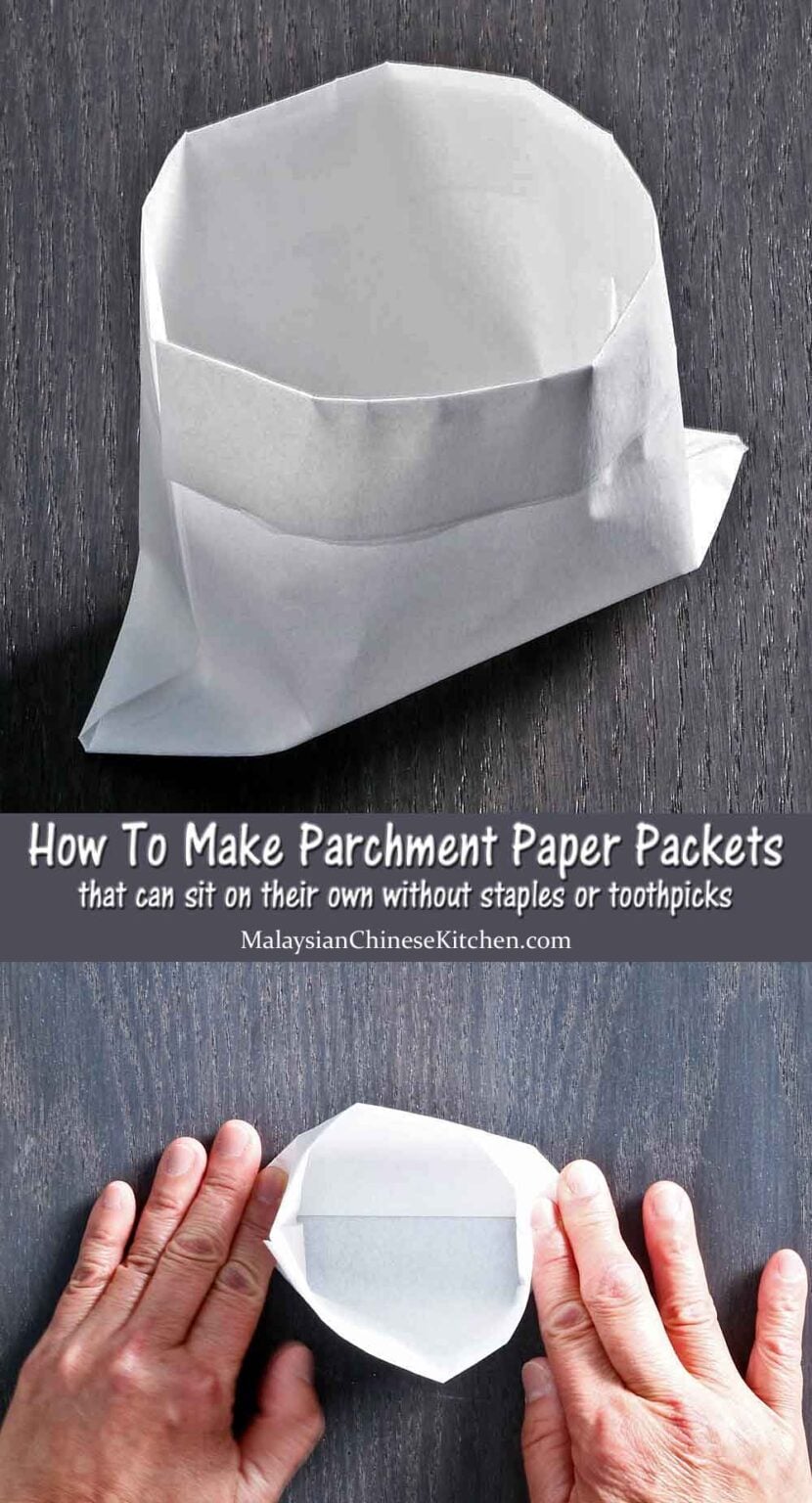 How To Make Parchment Paper Packets - Malaysian Chinese Kitchen
