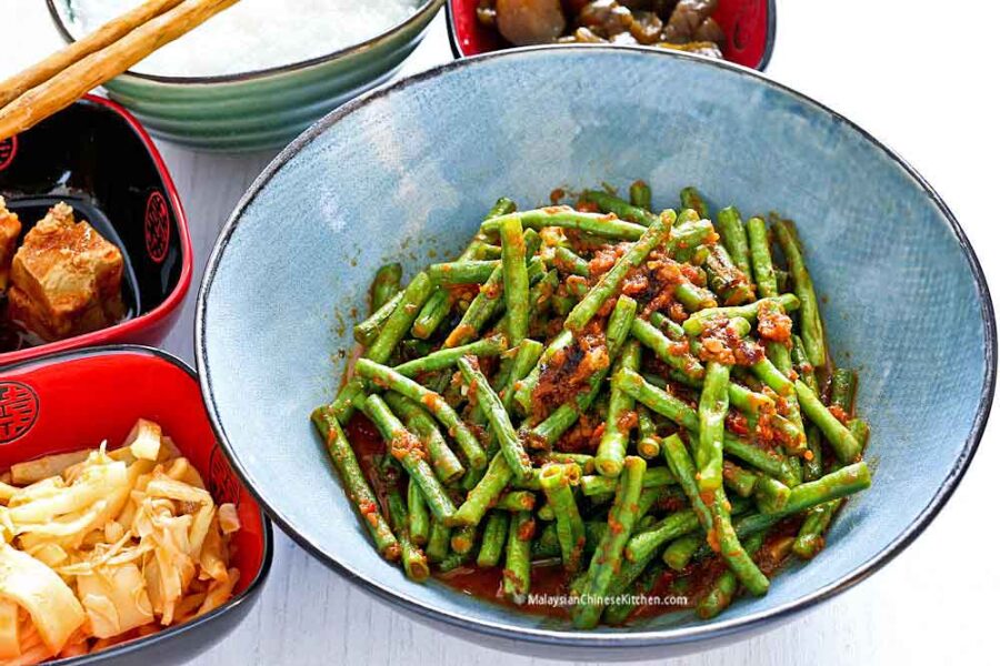 Long Beans Belacan Stir Fry - Malaysian Chinese Kitchen